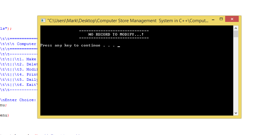 Computer Store Management System In C With Source Code Sourcecodester